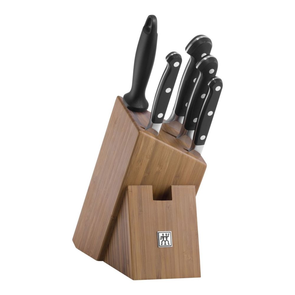 ZWILLING Pro Set with knife block 6-parts, Nature, KITCHEN KNIVES ...