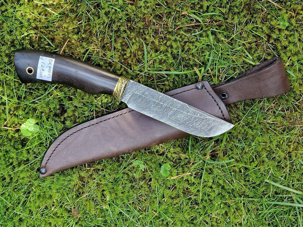 BB Damaska tērauda Medības/Zvejas nazis 110mm (roku darbs) DK00013 ...