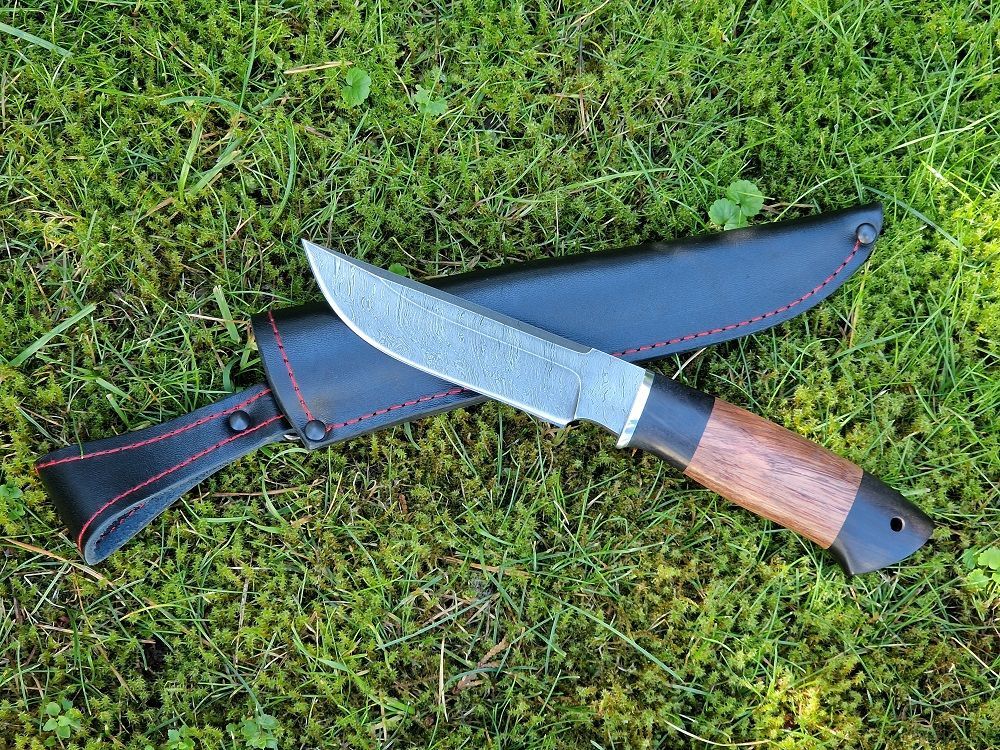 BB Damaska tērauda Medības/Zvejas nazis 120mm (roku darbs) DK00009 ...