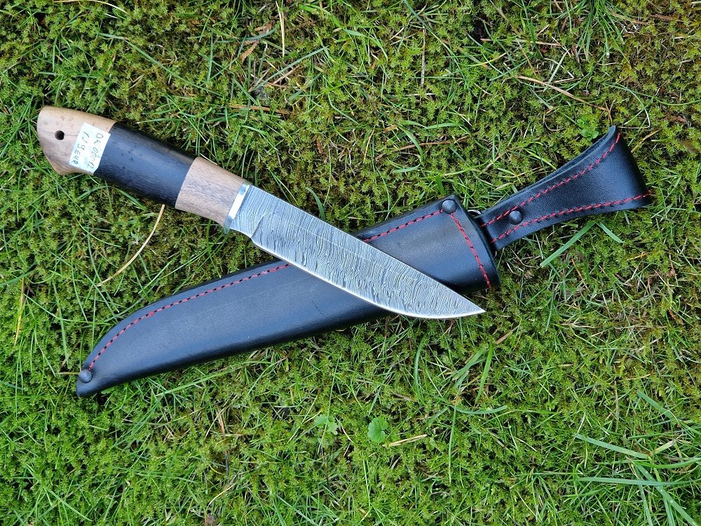 BB Damaska tērauda Medības/Zvejas nazis 130mm (roku darbs) DK00012 ...