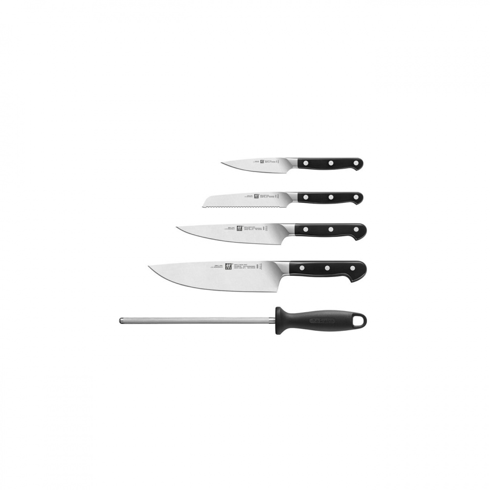 ZWILLING Pro Set with knife block 6-parts, Nature, KITCHEN KNIVES ...